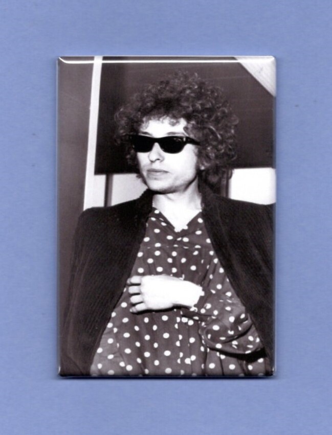BOB DYLAN *2X3 FRIDGE MAGNET* ROCK & ROLL MUSICIAN SINGER FOLK MUSIC ...