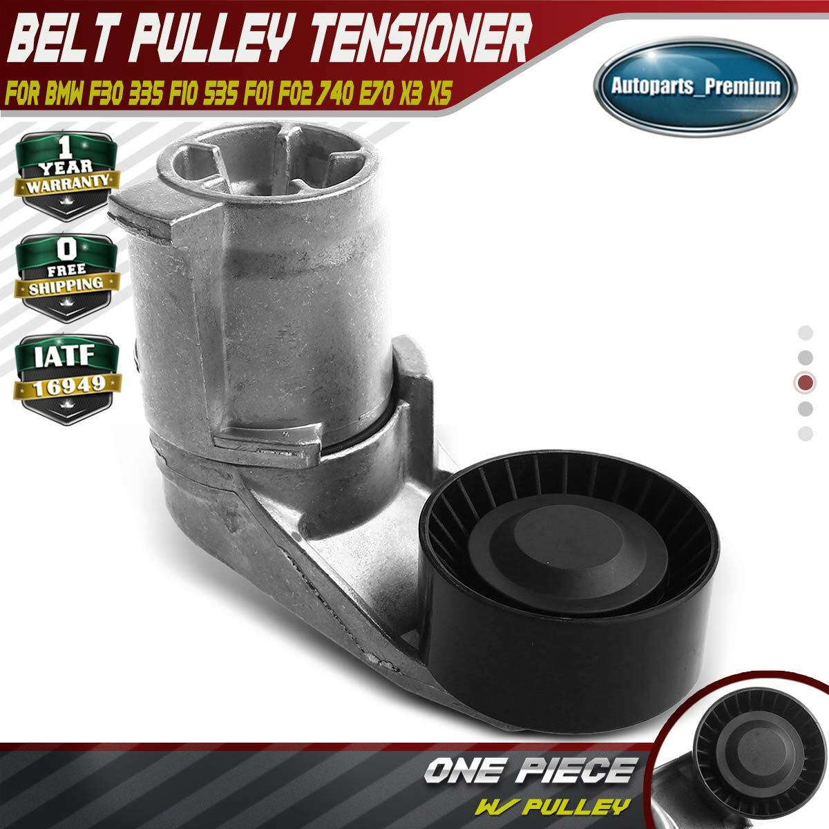 Drive Belt Tensioner for BMW F01 F10 F30 335i 435i 535i 640i 740i ...