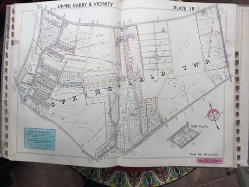 1942 DELAWARE CO PA SPRINGFIELD TWP MT SHARON CEMETERY EVAN LUTHERAN ...