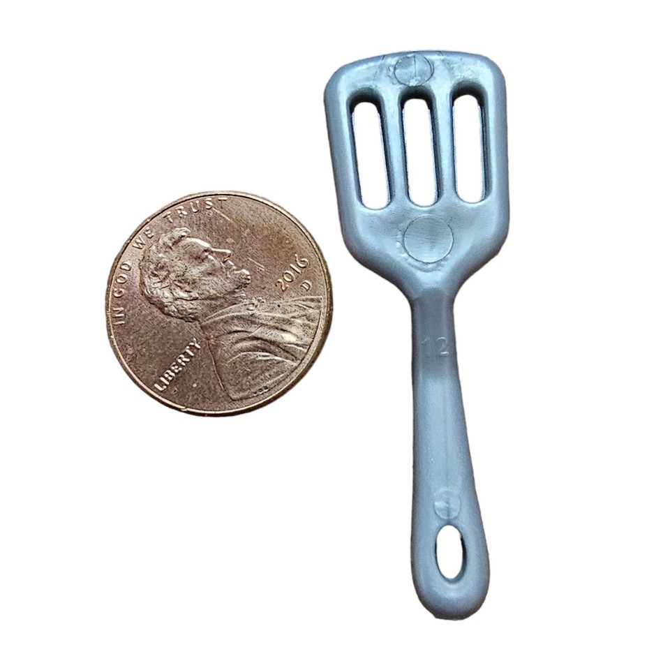 Plastic Toy Spatula Doll House Miniature Gray Cooking | eBay