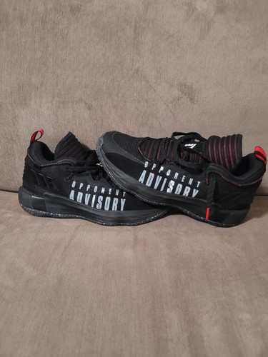 Adidas Dame 7 EXTPLY "Opponent Advisory" Mens 10 Black Basketball Shoes ...