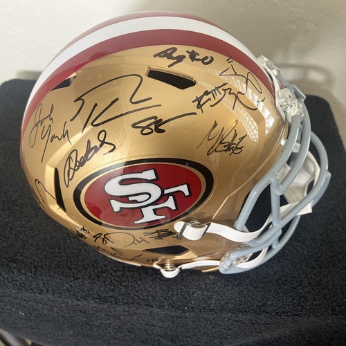 SAN FRANCISCO 49ers TEAM AUTOGRAPHED SIGNED HELMET JSA AUTHENTICATED | eBay