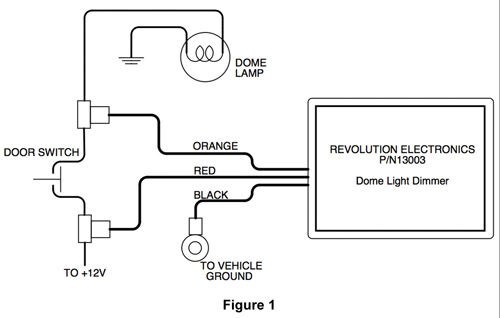 Basic Dome Light Delay Dimmer Power Circuit Ford Lincoln Mercury Car ...