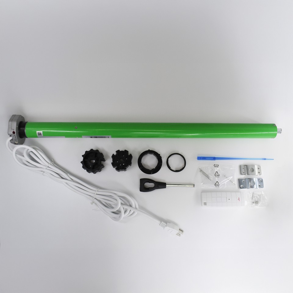 ALEKO DM45R AC Tubular Motor for Retractable Patio Awning With Remote ...