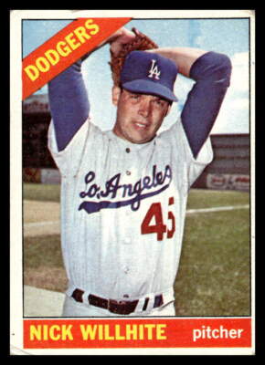 1966 Topps Nick Willhite #171 Los Angeles Dodgers Baseball Card | eBay
