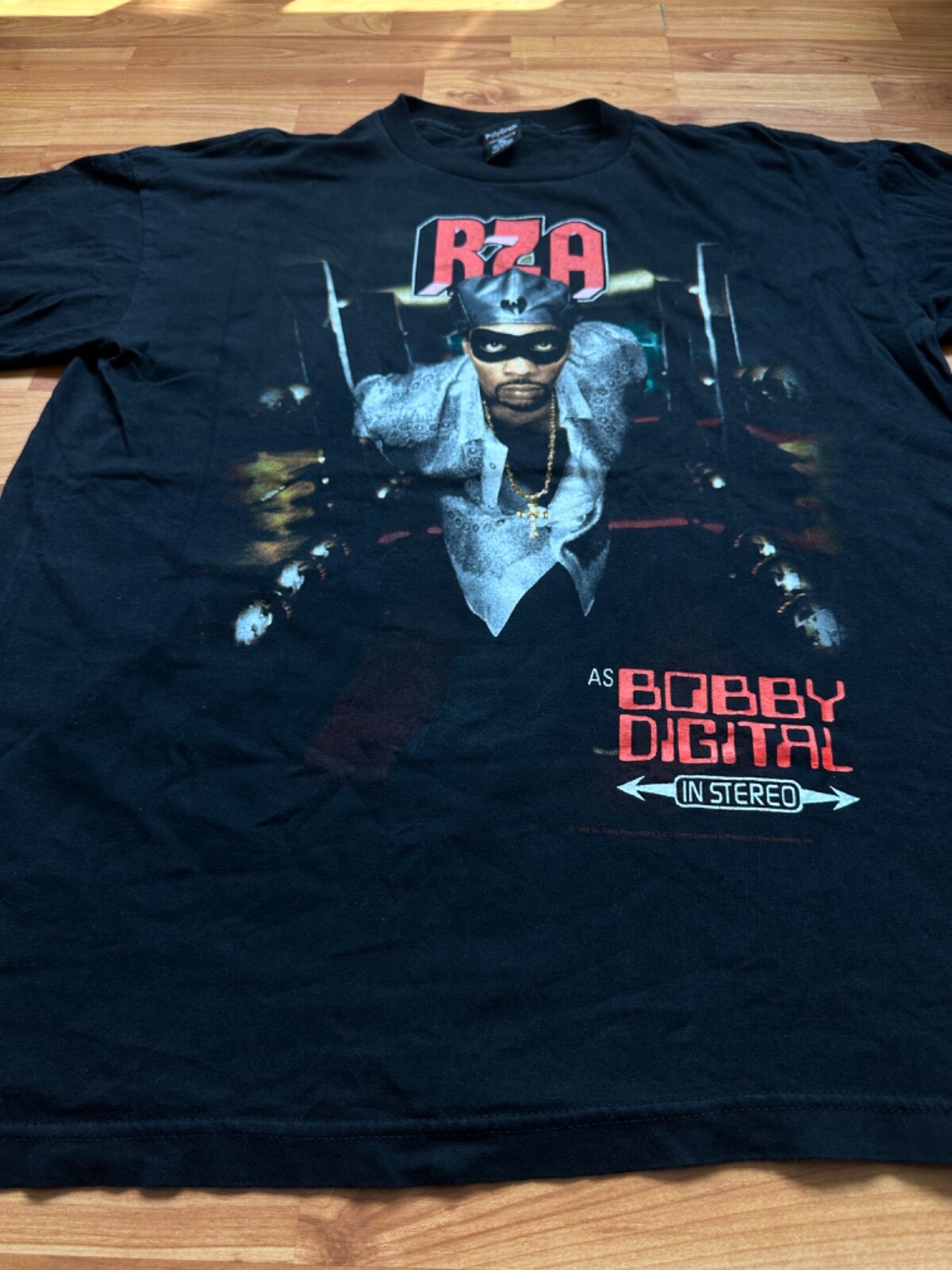 Vtg 1998 RZA Bobby Digital Promo Shirt XL Rap Wu Tang Clan Forever Wu ...