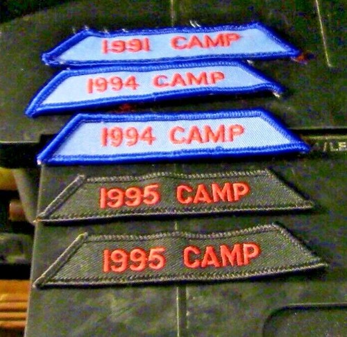 BSA-Cub Scouts: Camp Segments, 1991, 1994 &1995 Patches (5 Segments total) | eBay