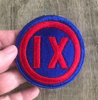 WWII 9th Corps patch original US Army from 40's new unused | eBay