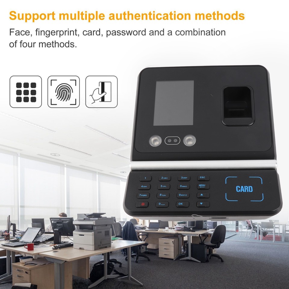 Face Fingerprint Password ID Card Unlock Access Control Attendance ...