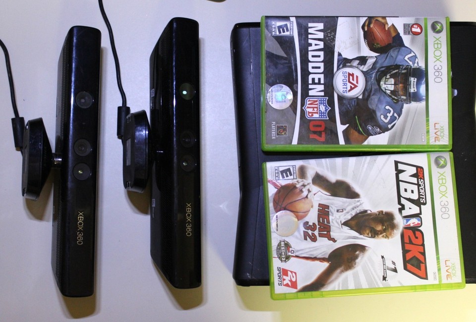 Xbox 360 Package 2 Cameras, Remote, 2 Games | eBay