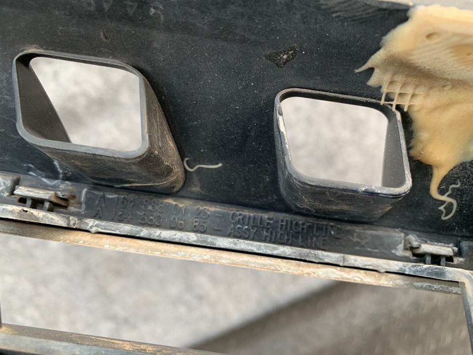 MERCEDES W164 ML550 ML63 FRONT BUMPER GRILLE OEM | eBay