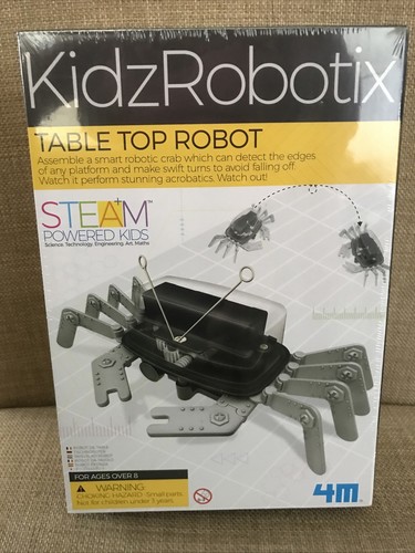Kidz Robotix Table Top Crab Robot 4M 5576 STEAM Powered Kids Toysmith ...