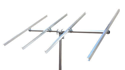 Solar panel aluminum pole mount 4 arm kit fit 2" sch40 pipe, for 2 ...