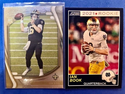 NFL - Ian Book 2021 Panini Absolute RC & 2021 Panini Chronicles Draft ...