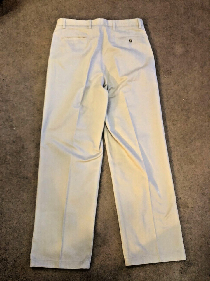 AUSTIN CLOTHING CO Beige Slacks 35x32 Straight Leg Classic Regular Fit ...