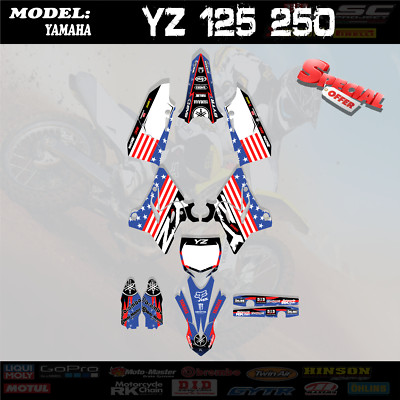 Graphics Kits 4 Yamaha YZ125 250 YZ 125 Decals Stickers Race Team 2015 ...
