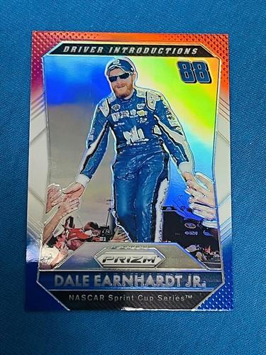 2016 Panini Prizm NASCAR Driver Introductions Red White & Blue Dale ...