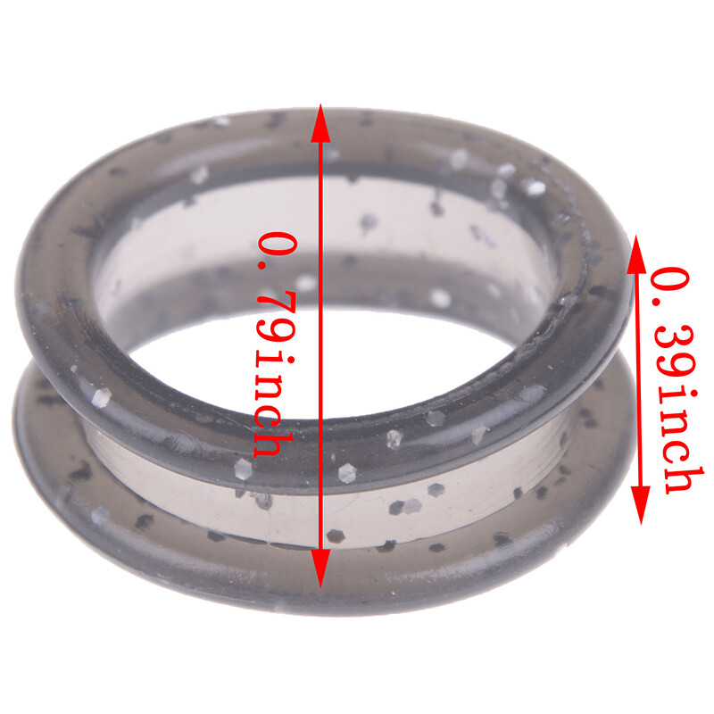 5Pcs/Set Silica Gel Hair Scissors Ring Cutting Barber Circle Shears ...