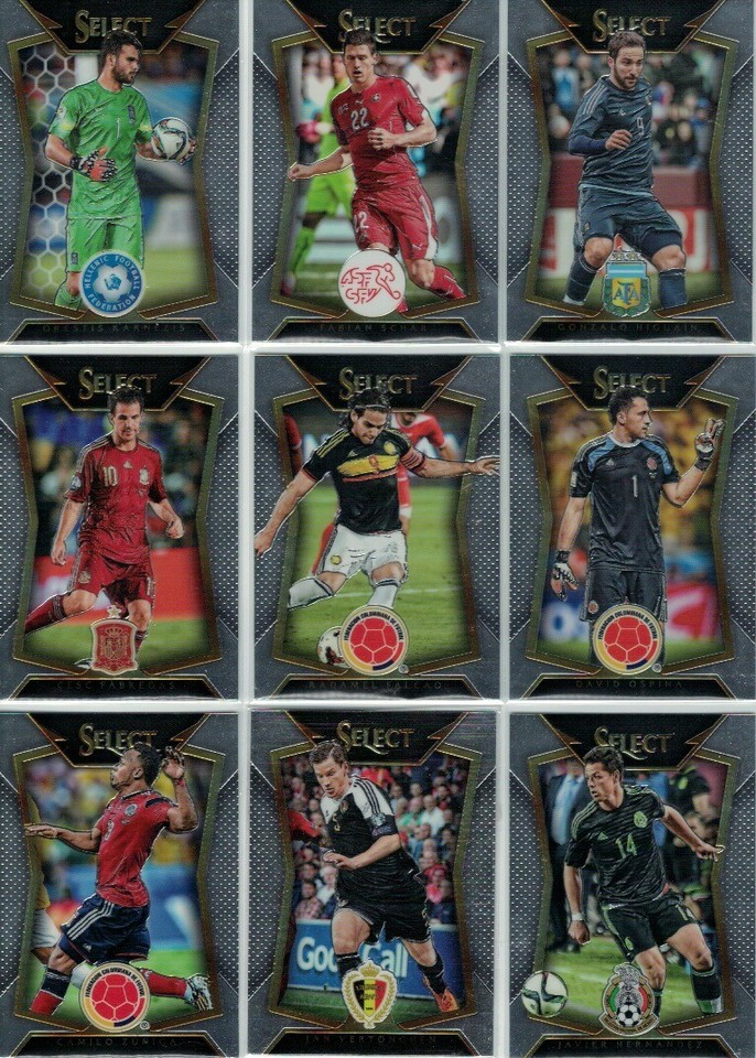 2015-16 Select Soccer ⚽ Ball Back Variations- Complete Your Set- You ...