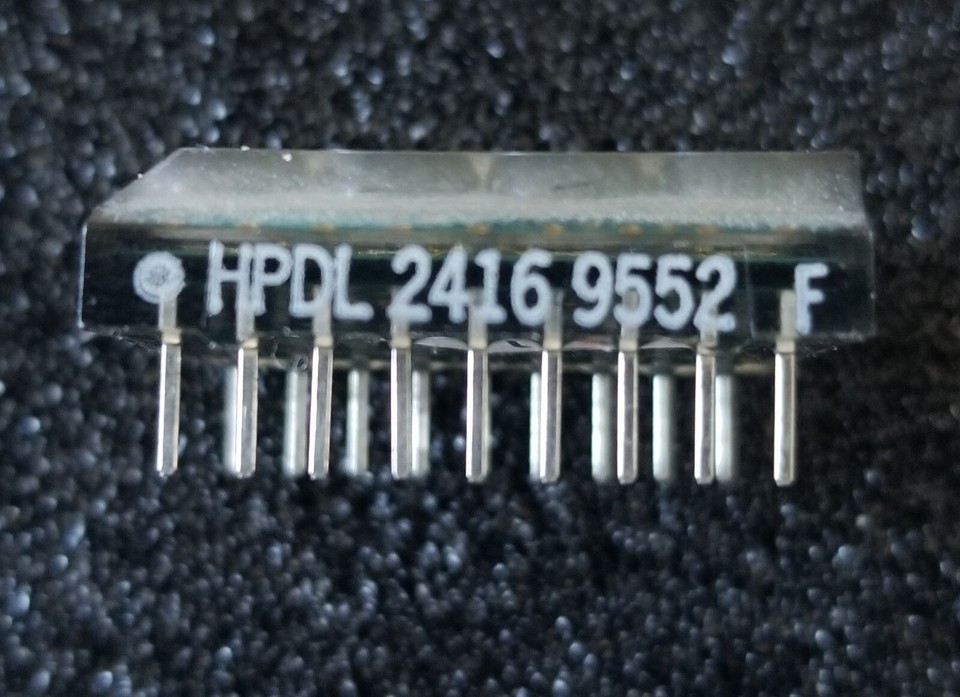 SIEMENS HPLD 2416 LED DISPLAY, 4 DIGIT, 160 RED, 16 SEGEMENT Quantity-2 ...