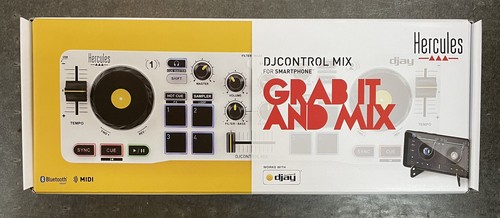 Hercules DJControl Mix Bluetooth Wireless DJ Controller for Smartphone ...