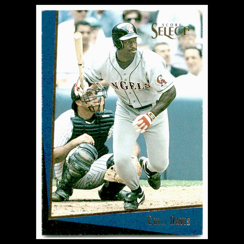 Chili Davis #124T 1993 Select Rookie/Traded California Angels Baseball ...