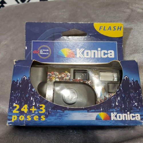 Konica Le Tour France Disposable Camera Vintage Collectible Used | eBay