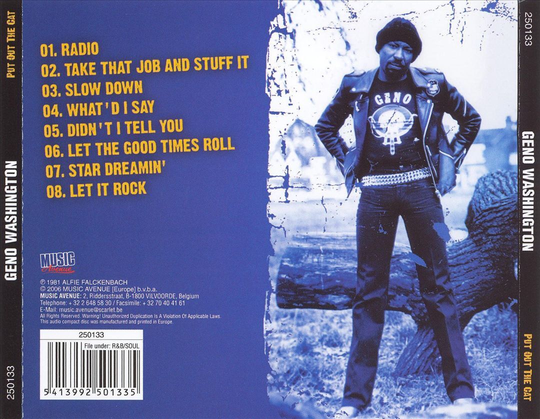 GENO WASHINGTON/GENO WASHINGTON & THE RAM JAM BAND - PUT OUT THE CAT ...