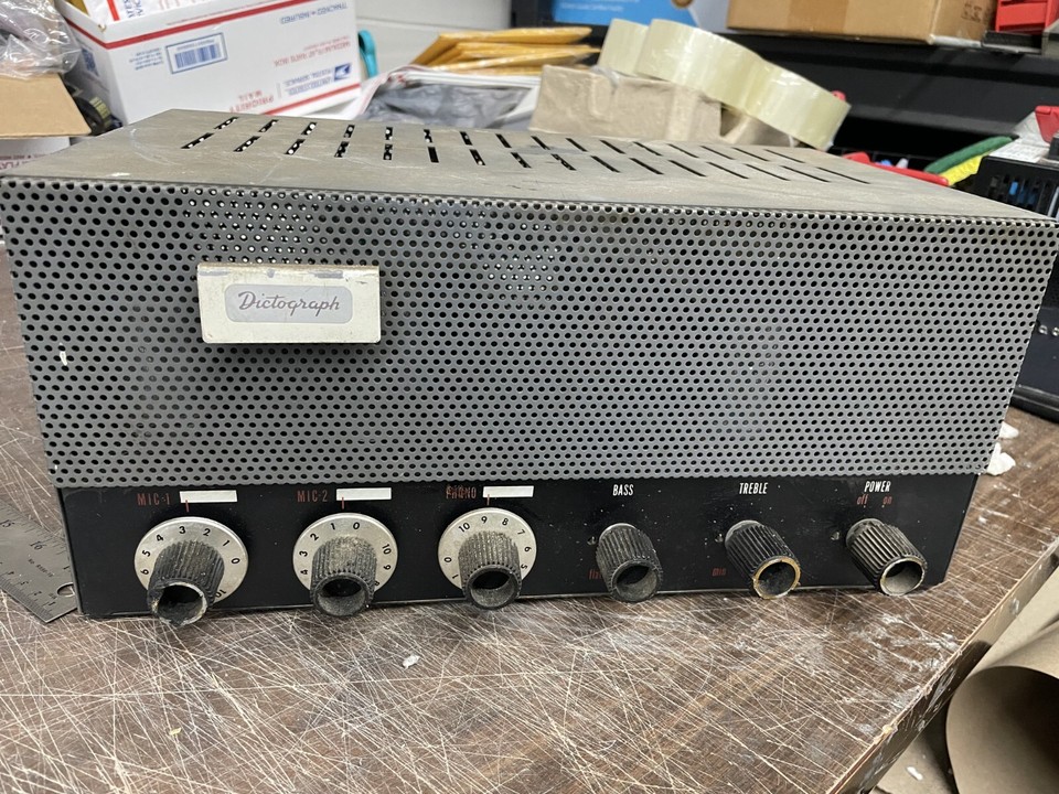 Bogen/Dictograph K15 Tube Amp | eBay
