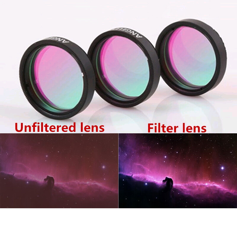 1.25" Astronomical Telescope UHC Light Pollution Filter Block Home ...