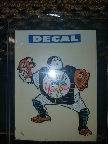 New York Yankees _RARE_ ORIGINAL IMPKO Decal vtg 60's MLB Baseball ...