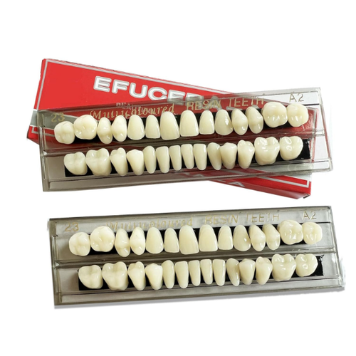 Dental Acrylic Resin Teeth Kit for Dentures 56 Pieces | eBay