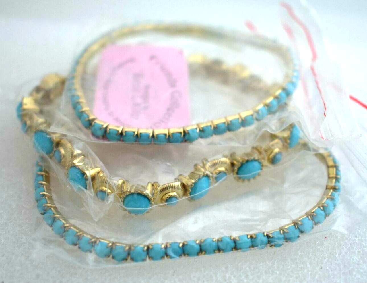 Garold C. Miller Friends Collection Stretch Bracelet Set Red Blue Black ...