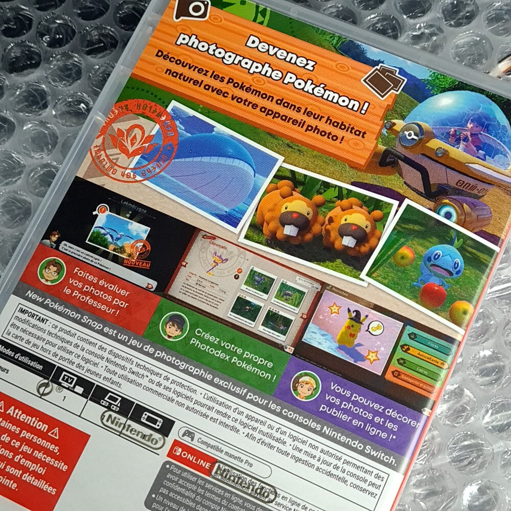 New Pokemon Snap Switch Eu Physical Game IN en-Fr-de-Es-It-Ja-Ch-Kr ...