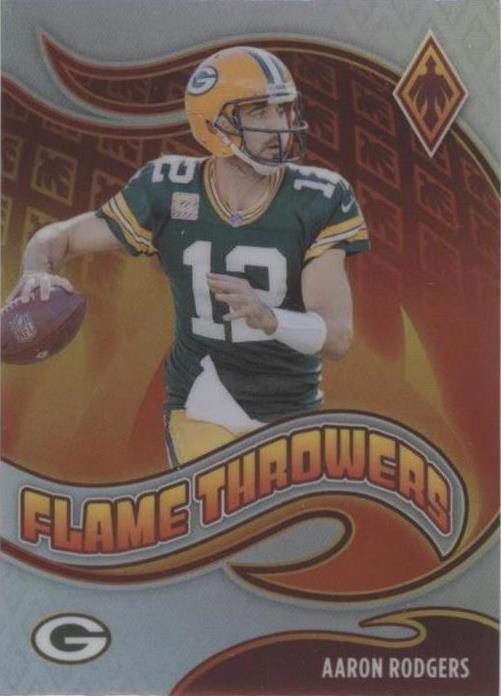 2021 Panini Phoenix - Flame Throwers Aaron Rodgers #FT-22 for sale ...
