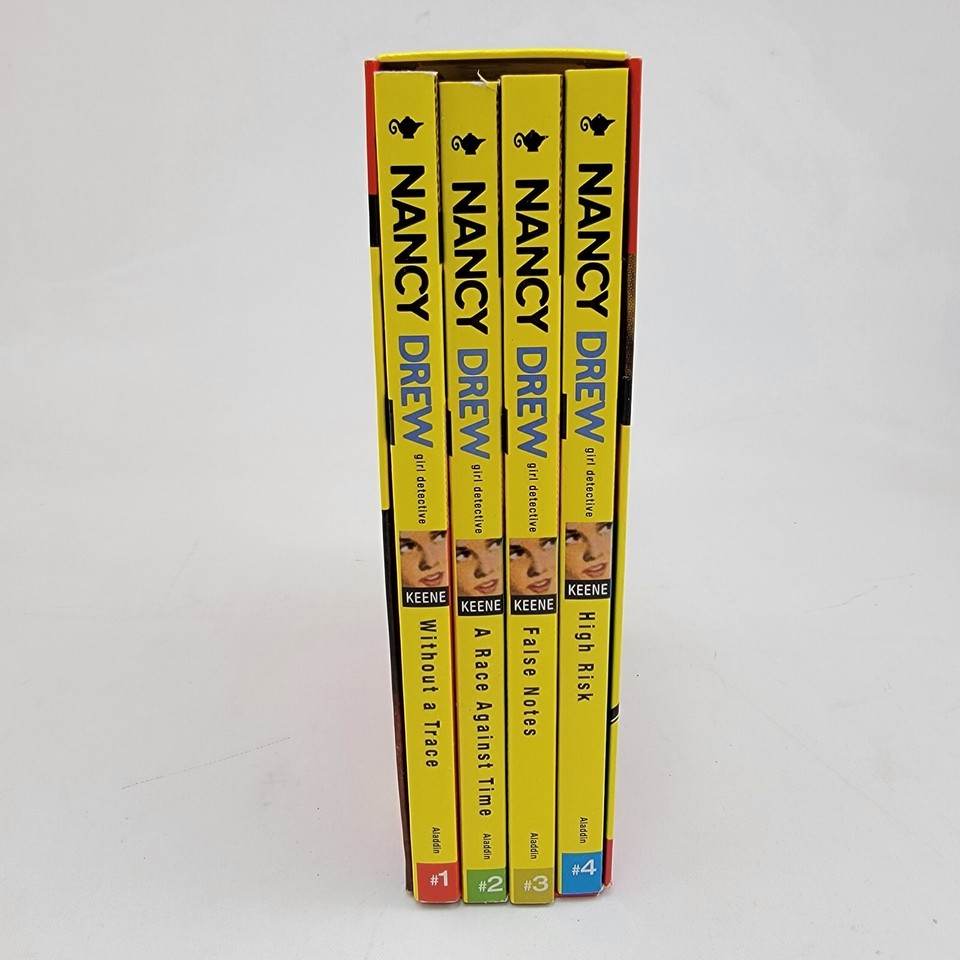 Nancy Drew Girl Detective Sleuth Box Set 4 Carolyn Keene Without a ...