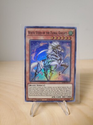Yugioh TCG: White Steed of the Floral Knights LED8-EN022 (1st Edition ...