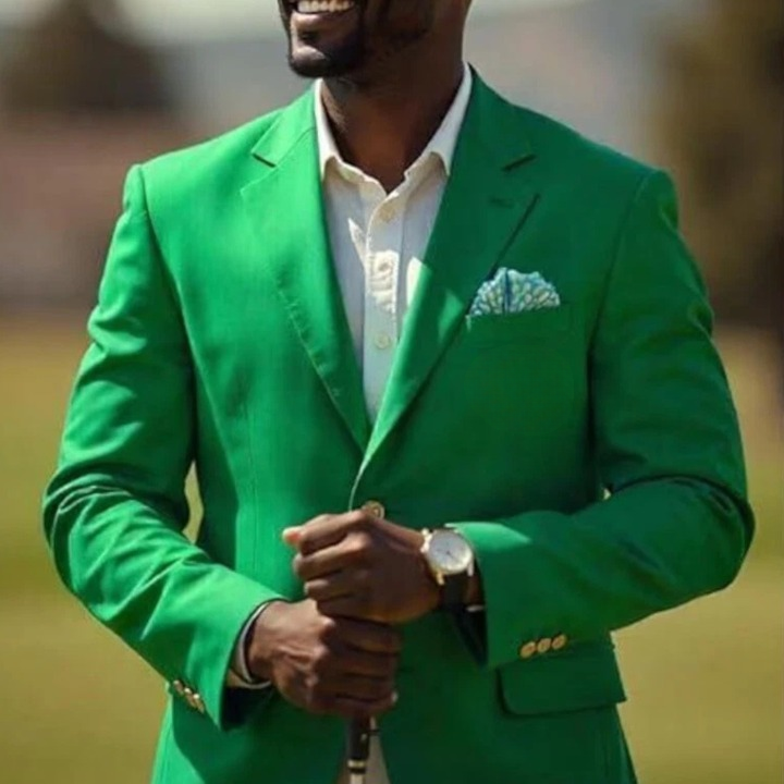 Mens Masters Golf Tournament Green Blazer Coat Jacket-Tiger Woods Golf ...