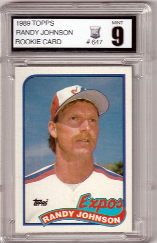 Randy Johnson 1989 Topps #647 RC MINT 9 Montreal Expos | eBay.de