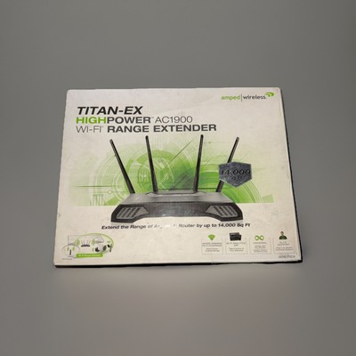Amped Wireless RE1900 Titan-EX High Power AC1900 Wi-Fi Range Extender ...