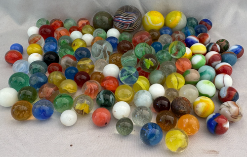 120 Assorted Marbles Lot Includes Shooters Vintage | eBay