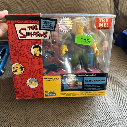 The Simpsons AZTEC THEATER WOS Interactive Environment Figure McBain ...