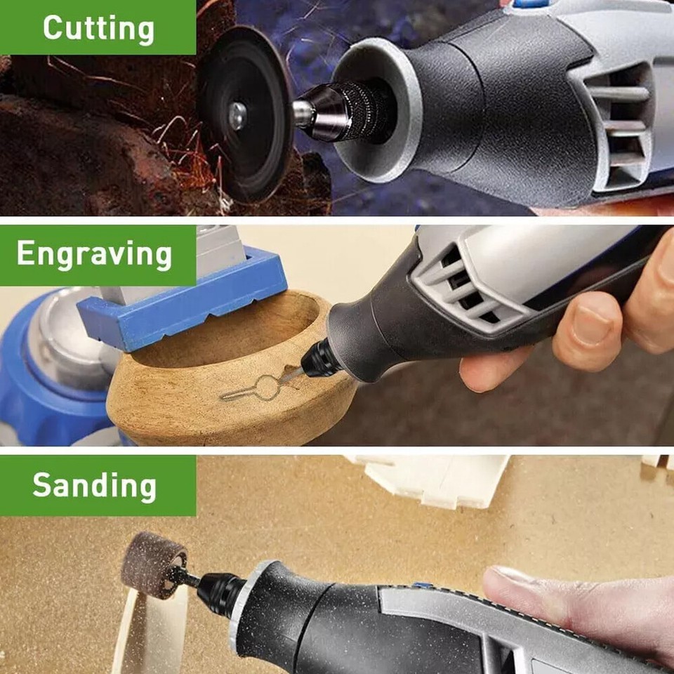 Drill Chuck Collet Set for Dremel Drill Bit Chuck Shank Rotary Tool ...