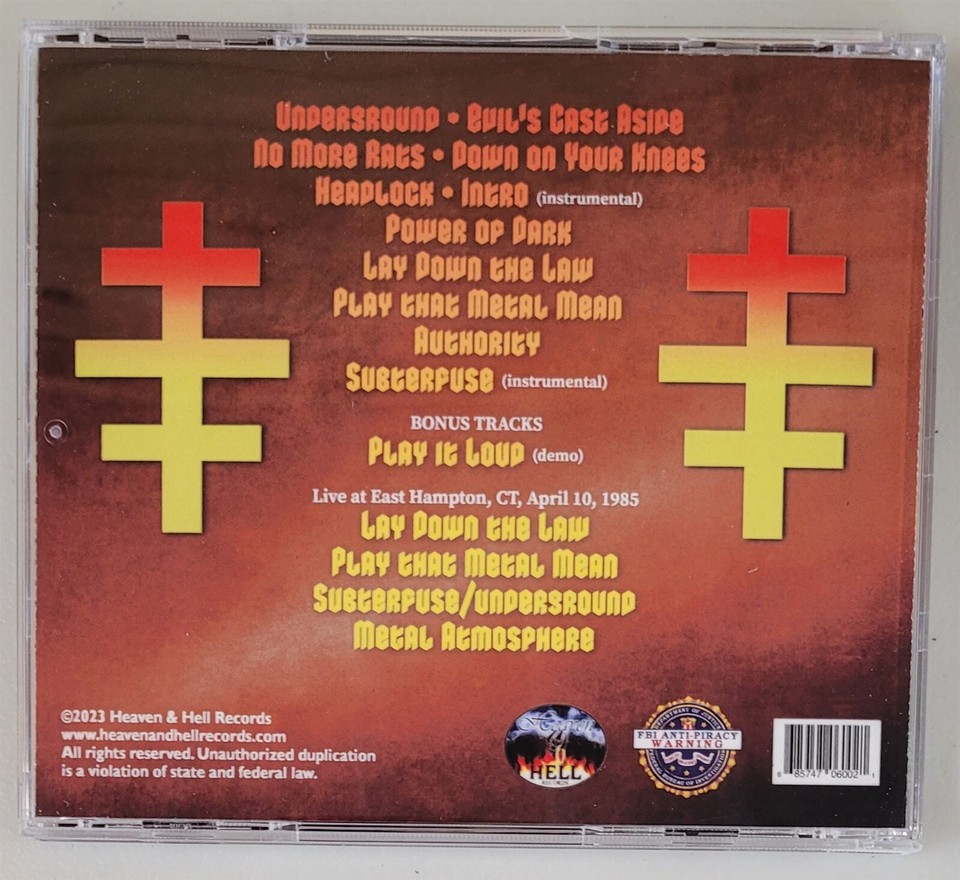 Demonax Play That Metal Mean CD new Fates Warning private US cult metal ...