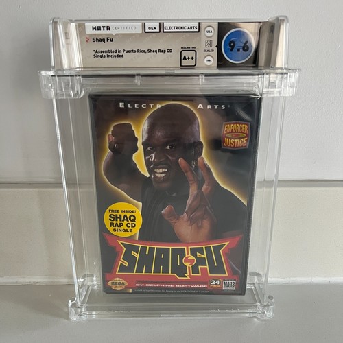Shaq-Fu (Sega Genesis) WATA 9.6 A++ New Sealed Graded CGC VGA 1st Print ...