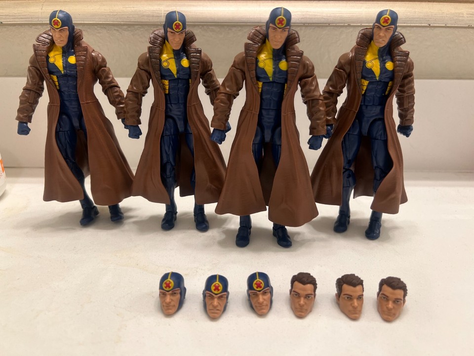 Hasbro Marvel Legends Multiple Man Action Figure Lot of 4 Apocalypse ...