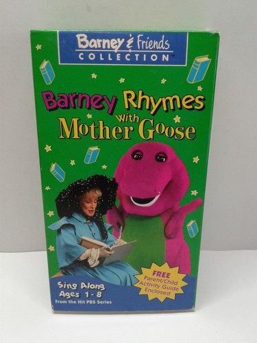 Barney - Barney Rhymes With Mother Goose (VHS, 1993) BARNEY & FRIENDS ...