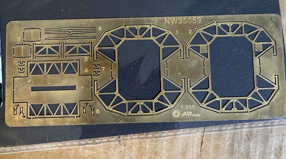 Alliance Model Works Photo Etch Only for NW35059 1/350 Hebaschiff SMS ...