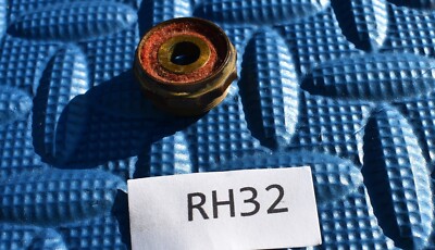 Used Getzen 300 Trumpet Brass lacquer piston valve casing TOP/Upper cap ...