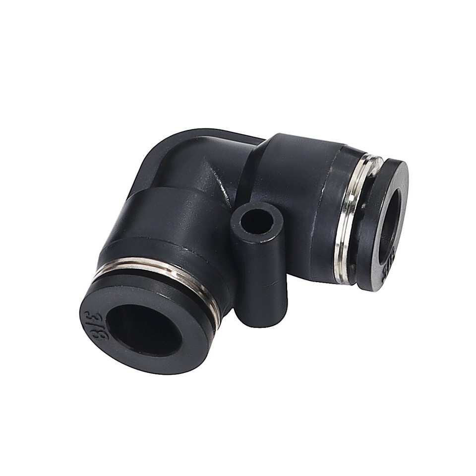 Push To Connect Air Fittings Tube 1/4" Od Elbow Air Line Union Push ...